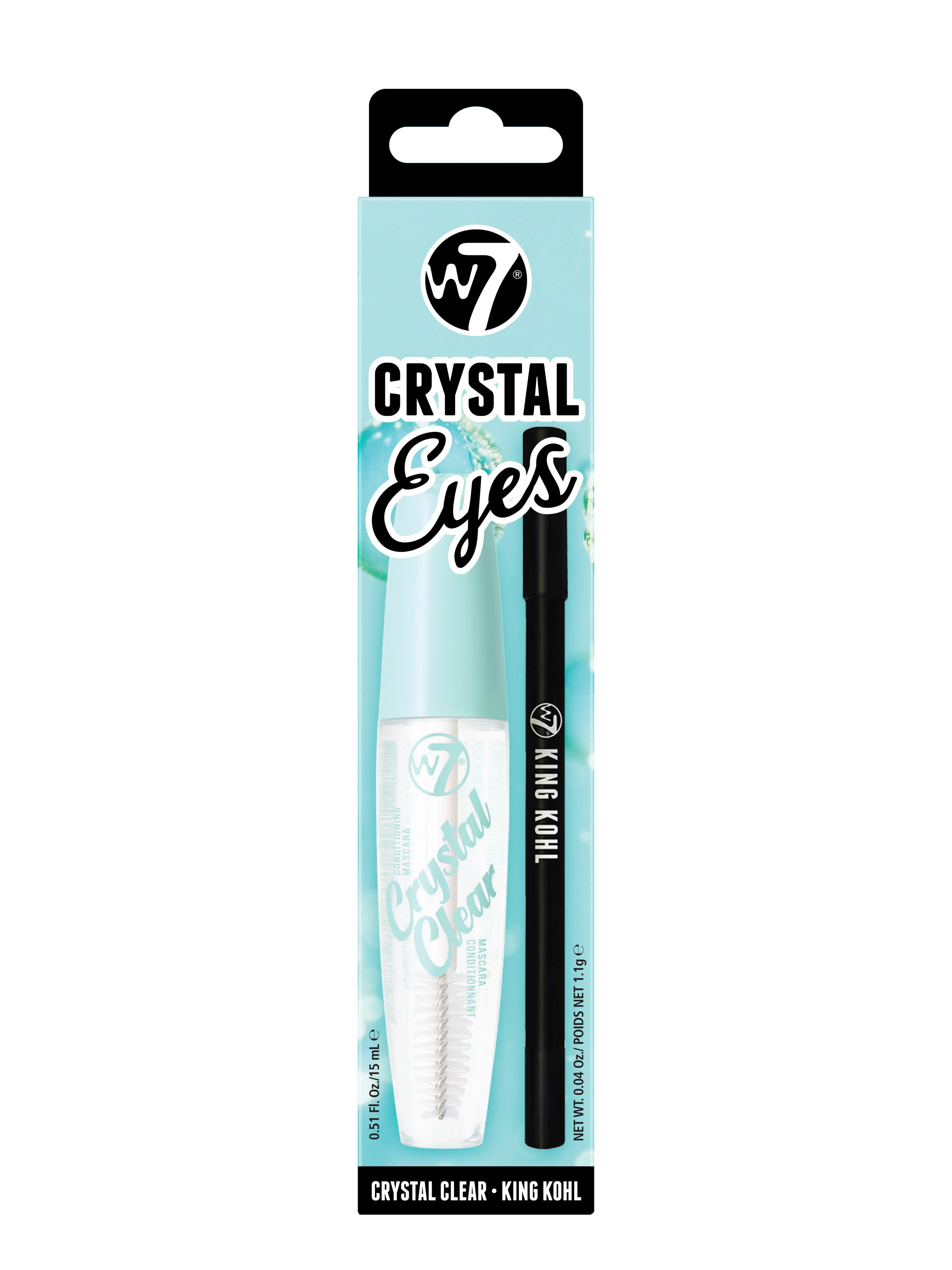 W7 Crystal Eyes – Σετ Μάσκαρα & Μολύβι ματιών