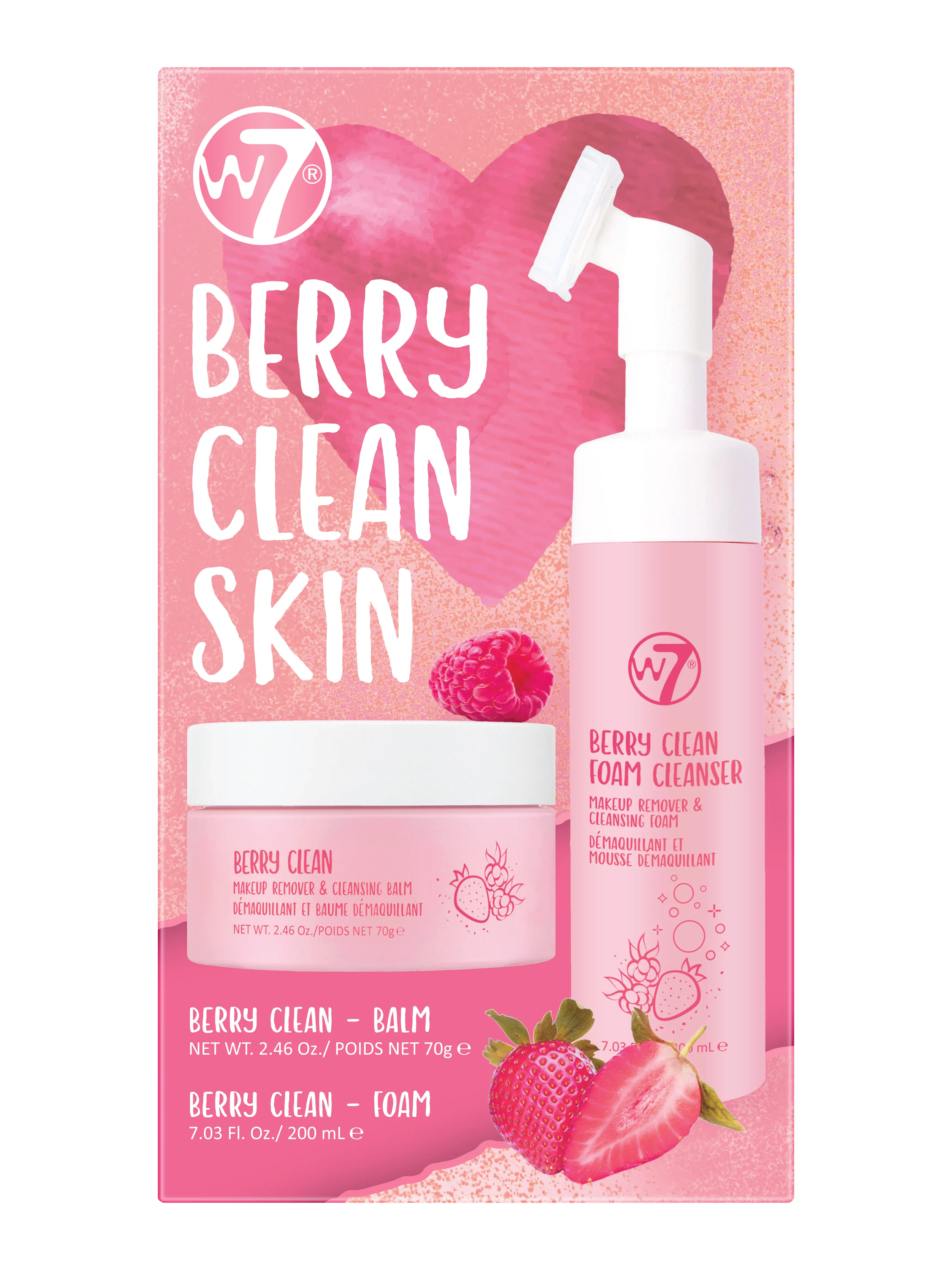 Berry Clean Skin Duo Gift Set - W7Makeup