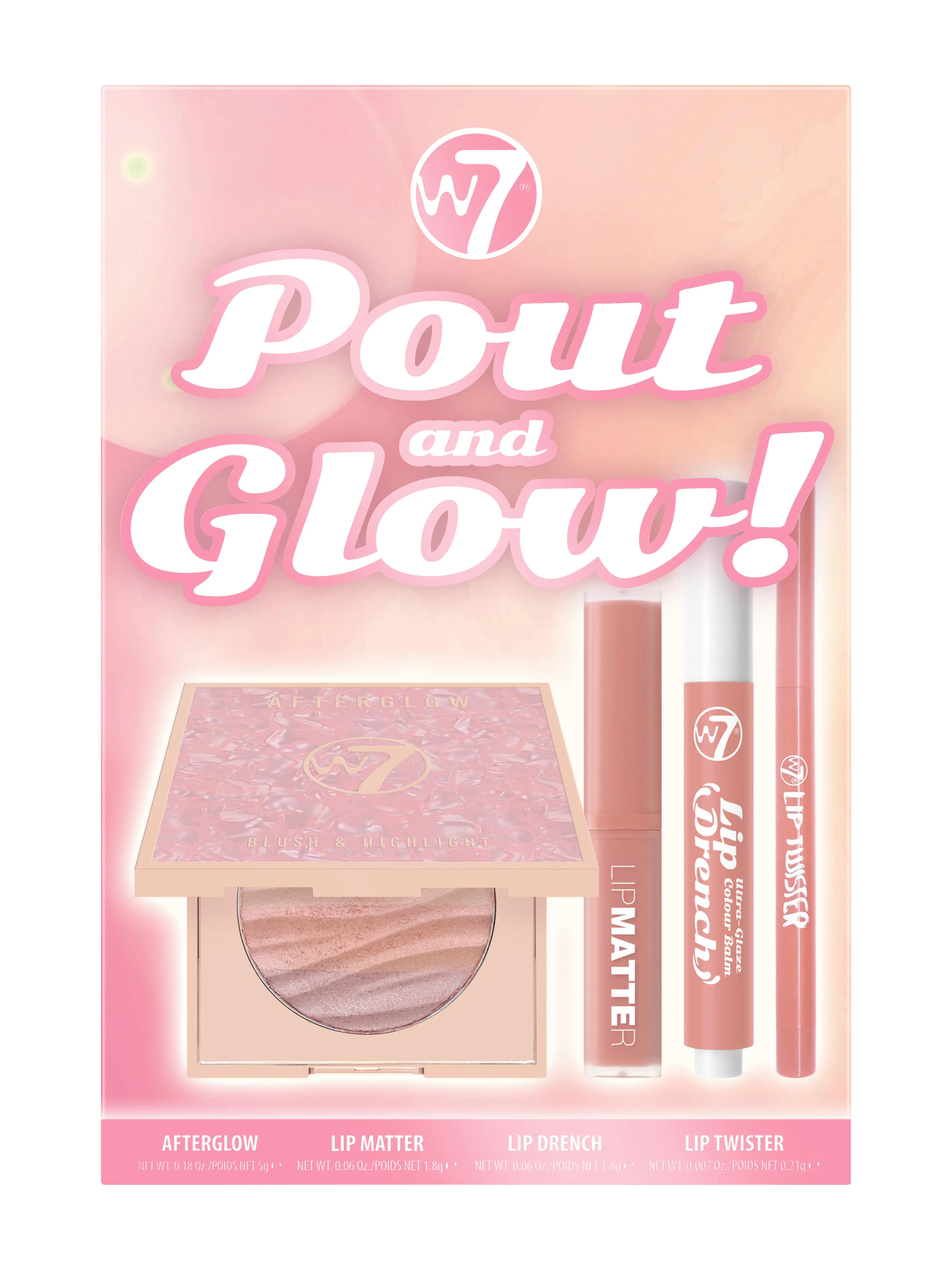 Pout & Glow! Gift Set - W7Makeup