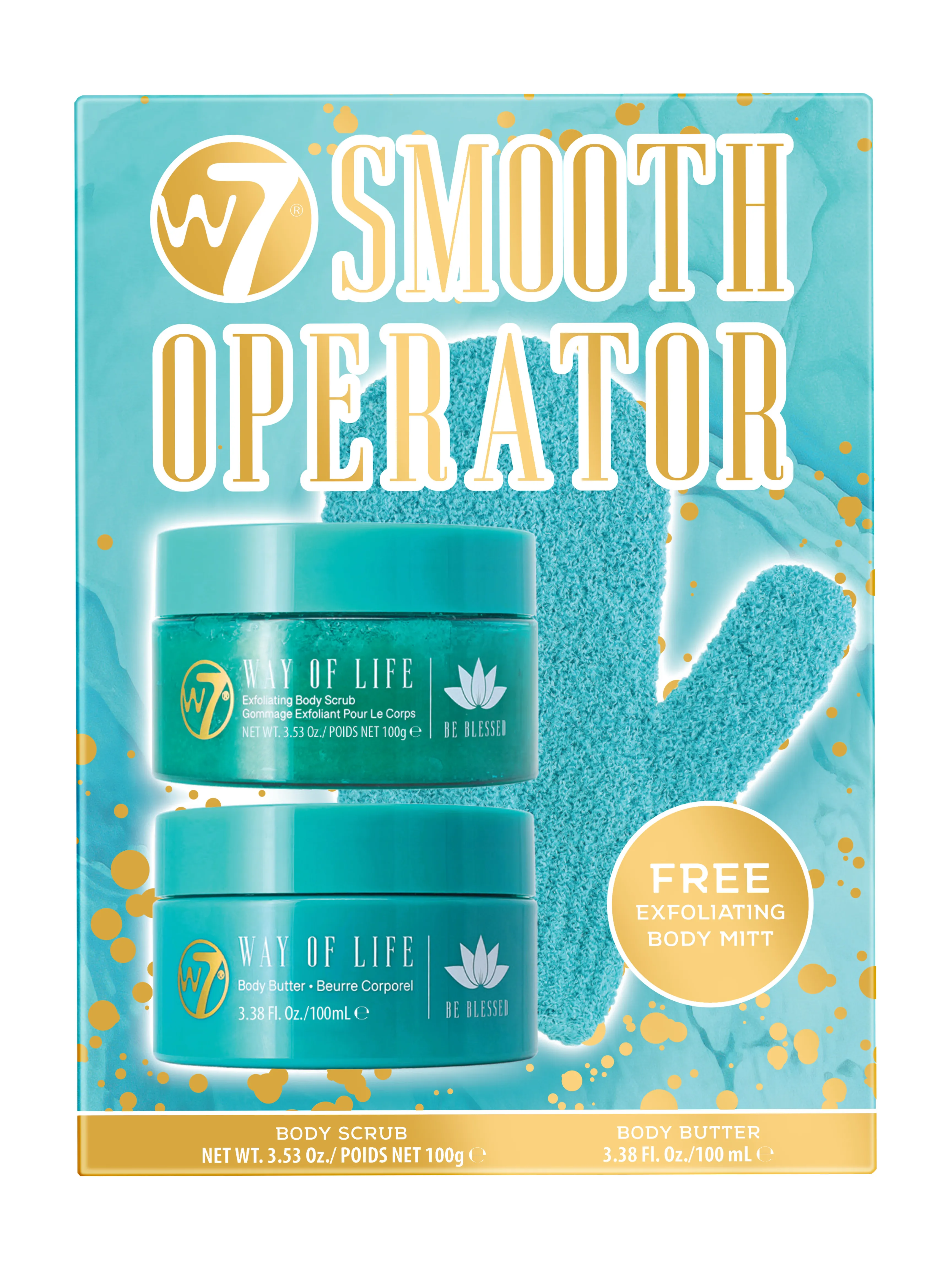 Smooth Operator Blue Gift Set - W7Makeup